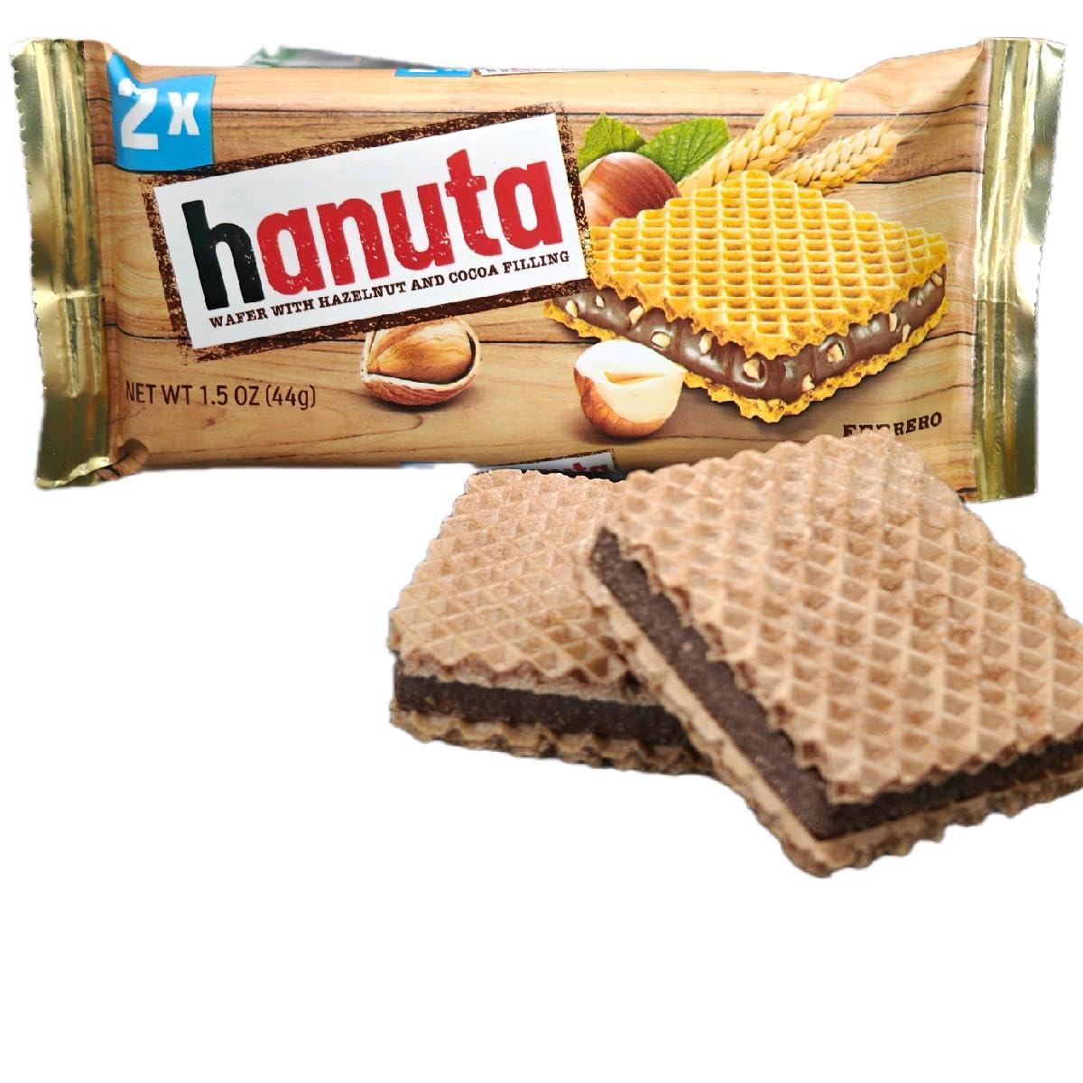 Hanuta Hazelnut & Cocoa Cream Wafers, 2 Pieces – Marvel Foods